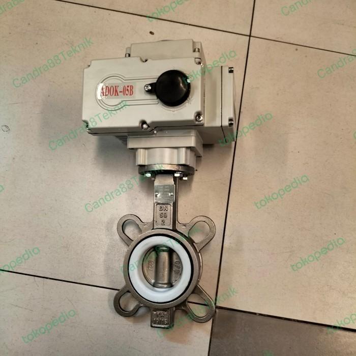 Jual Butterfly Valve Stainless Ss304 6"inch Actuator Motorized DN150 ...