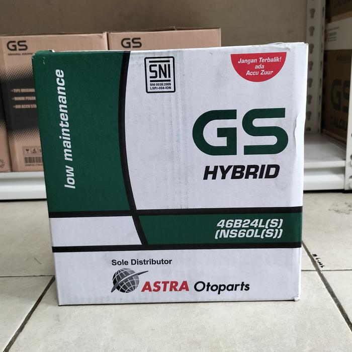 Jual Aki mobil Toyota Sienta GS astra NS60LS hybrid (aki basah ...