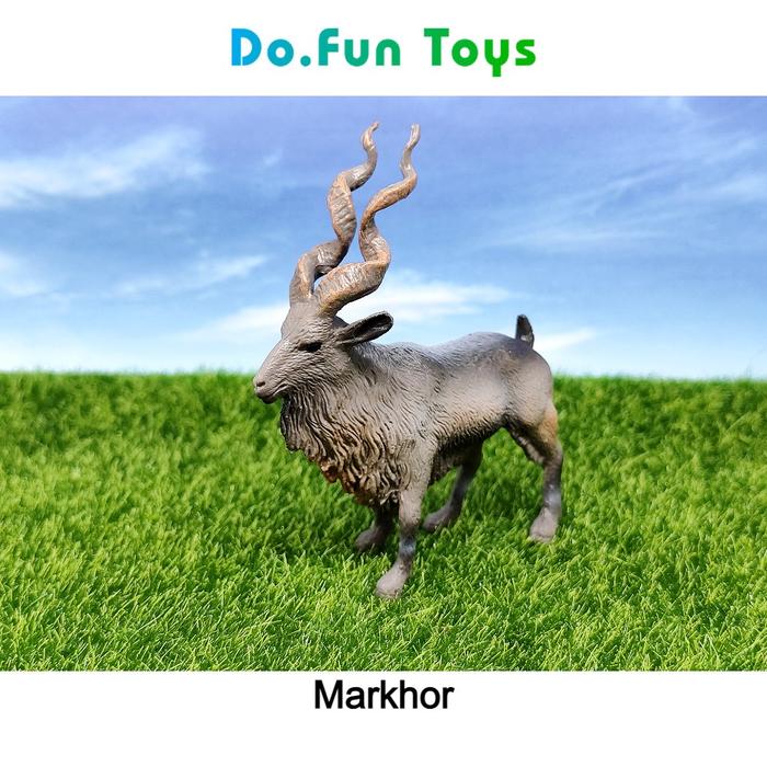 Jual Markhor Goat Animal Figure / Miniatur Mainan Kambing Markhor ...