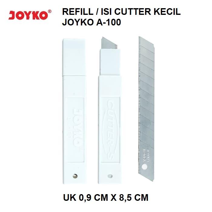 Jual Refill ISI Cutter KECIL JOYKO A-100 KENKO A100 TAJAM KUAT AWET ...