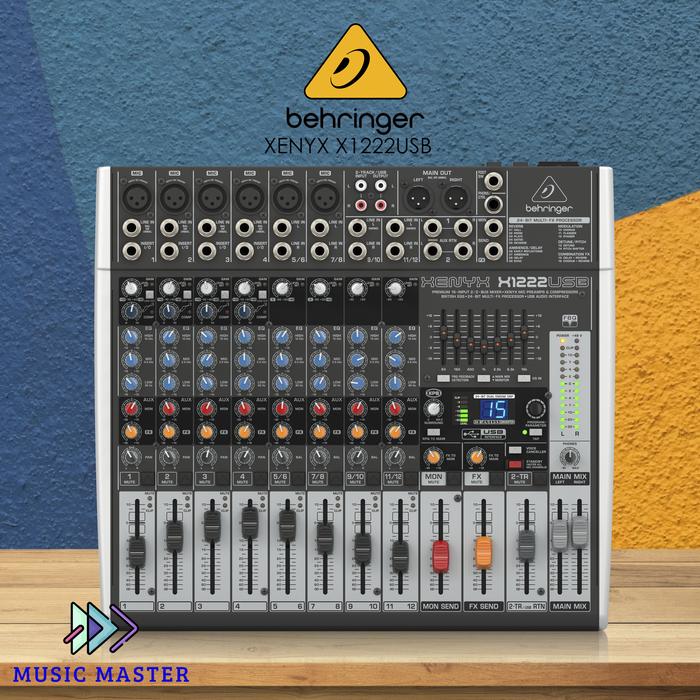 Jual Behringer X1222USB Mixer 16-Input 2/2-Bus and USB/Audio Interface ...