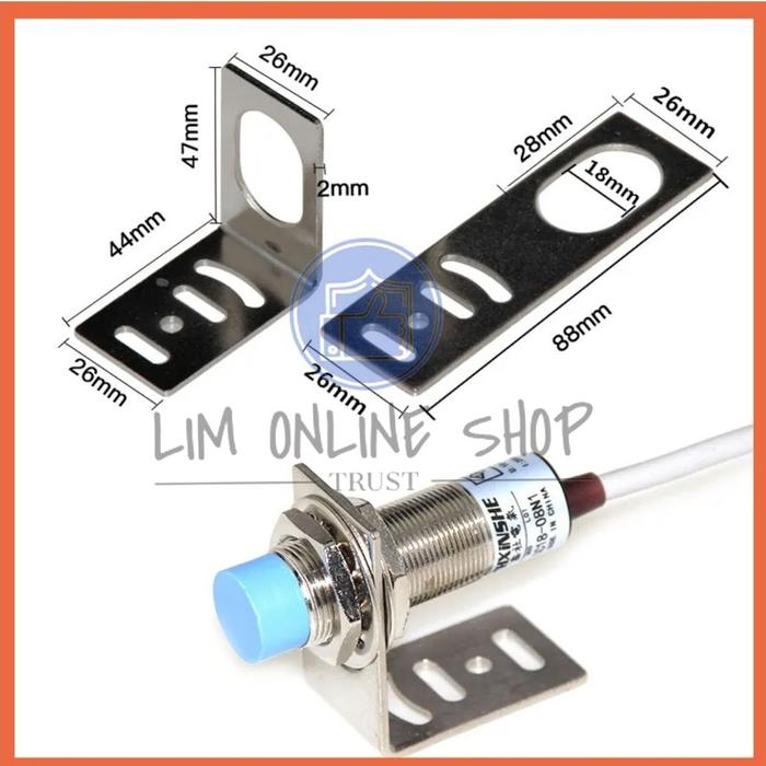 Jual Mounting Bracket FLAT M18 Dudukan SENSOR Proximity Photoelectric - Jakarta Barat - LIM ...