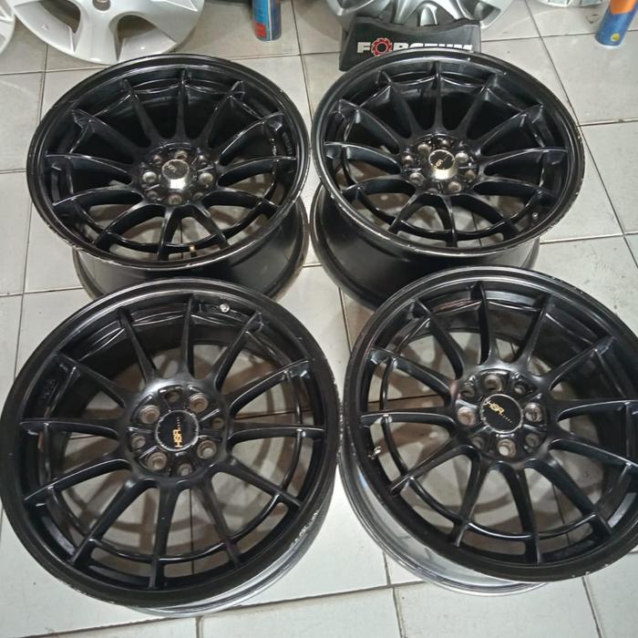 Jual velg bekas Racing Enkei spider R17 lebar 7,5/8,5 baud 4x100 4x114 ...