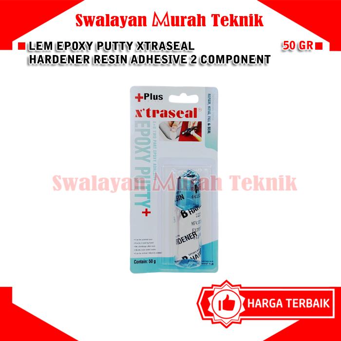 Jual Lem Epoxy Putty XTRASEAL Hardener Resin Adhesive 2 Component 50gr ...