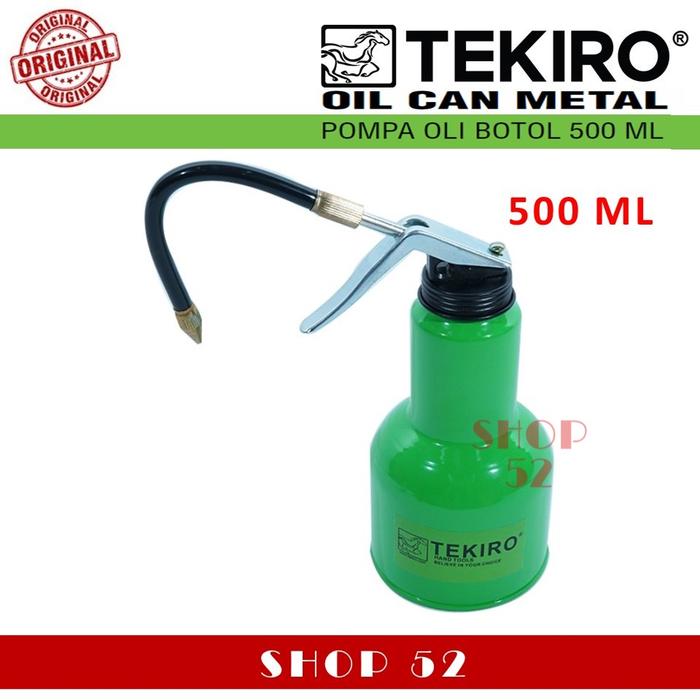 Jual TEKIRO Pompa Oli Botol High Pressure Oil Pump Oil Can 500cc 1000cc ...