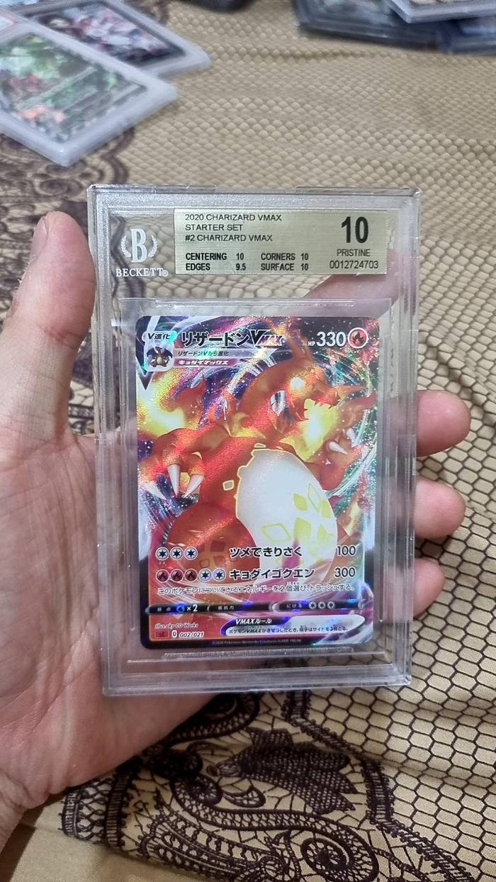Jual 2020 Pokemon Charizard VMax Starter #2 Charizard VMax BGS 10 ...