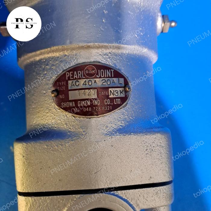 Jual ROTARY JOINT PEARL JOINT SHOWA GIKEN AC 40A 20A L 1 1/2" - Jakarta Barat - PNEUMATIC ...