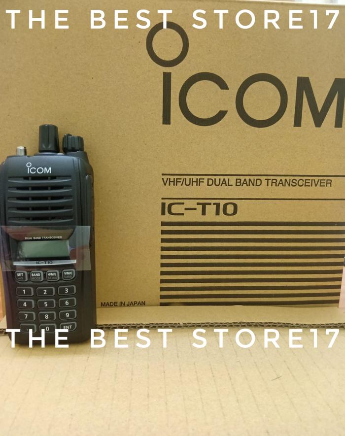 Jual HT Icom IC T10 / IC-T10 / Icom IC T 10 Dual Band Original - Jakarta Barat - The Best ...