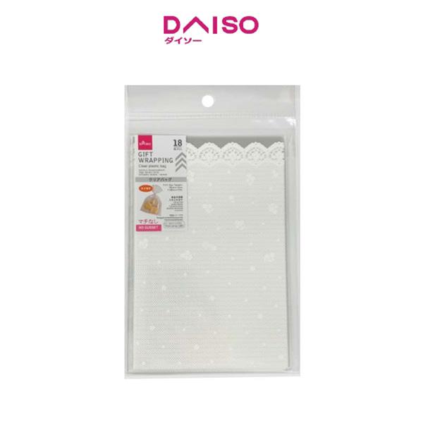 Jual Daiso Clear plastic bag Lace 18pcs -18cm X 12cm- - Kab. Tangerang ...
