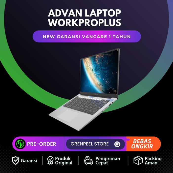 Jual ADVAN Laptop Workplus AMD RYZEN 5 6600H 14'' FHD RAM 16GB 512GB Win 11 - Jakarta Barat ...