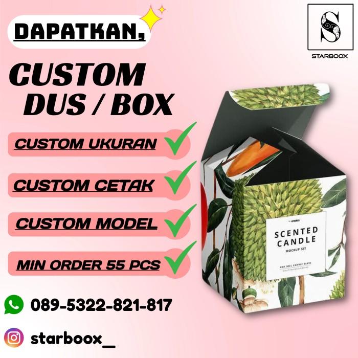 Jual KARDUS/KOTAK/DUS/BOX PACKAGING CUSTOM CETAK/UKURAN UNTUK ULANG ...