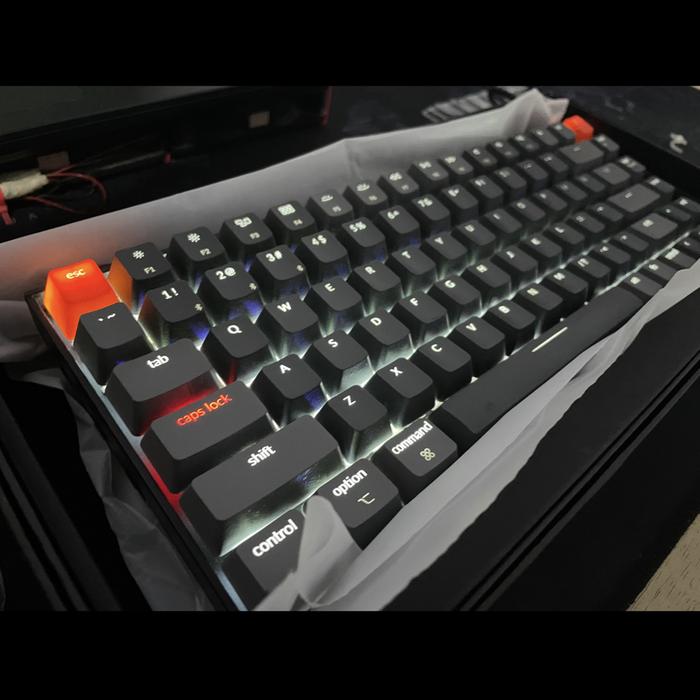 Jual keychron k2 oem set (jiang zhou K2) white backlight non_hot swap ...