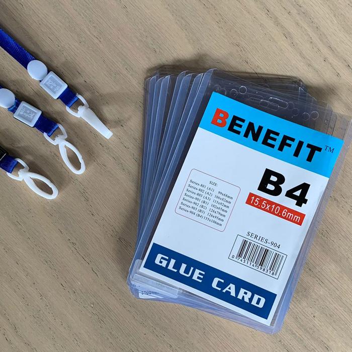 Jual Benefit ID Card ukuran B4,B3 & B2 / Name tag Plastik Mika ...