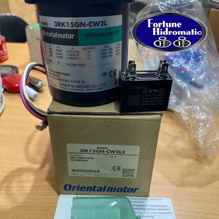 Jual INDUCTION MOTOR 3IK15GN-CW2L2 WORLD SERIES ORIENTAL MOTOR - Kota Bandung - Fortune ...