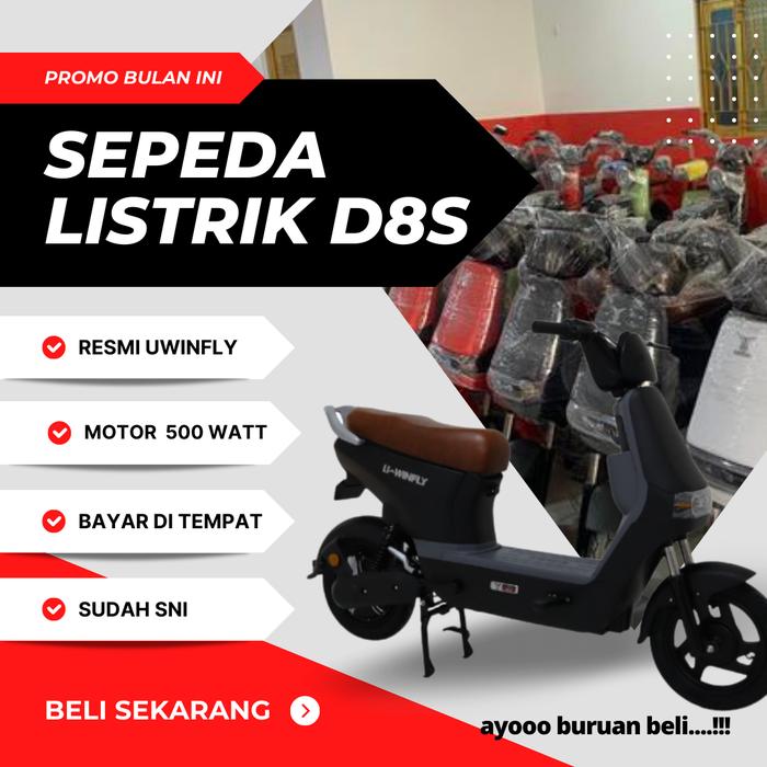 Jual Sepeda Listrik Uwinfly (D8S)/Best Seller/Terbaik Garansi Resmi ...