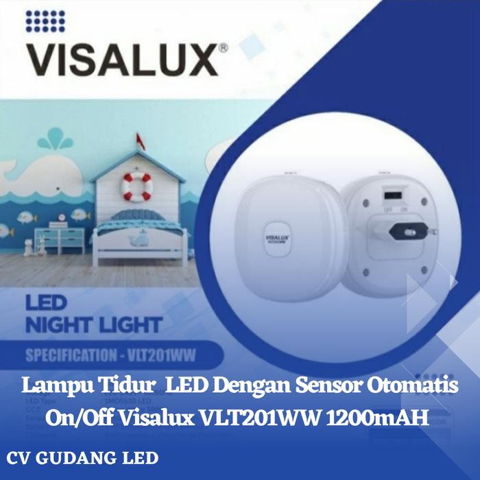 Promo Lampu Tidur LED Dengan Sensor Otomatis On/Off Visalux VLT201WW ...