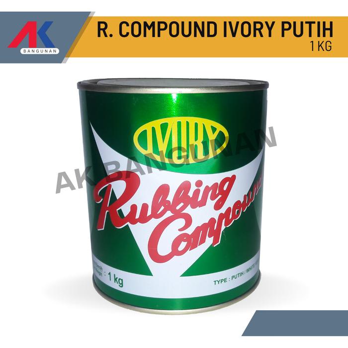 Jual Rubbing Compound Ivory 1 Kg / Kompon Putih Ivory 1 Kg - Kota ...