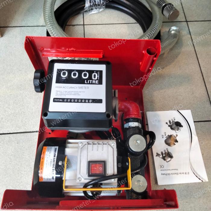 Jual Fuel Transfer Pump Set (AC 220 VOLT) - Flow Meter Solar 1 Inch ...