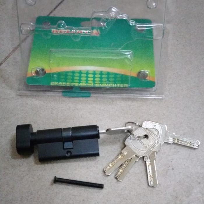 Jual Handel pintu / handel roset / kunci pintu hitam tipe 254 black ...