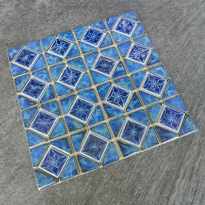 Jual Mosaik / Keramik Kolam Renang Type MAX 7430 - Kuda Laut Mass ...