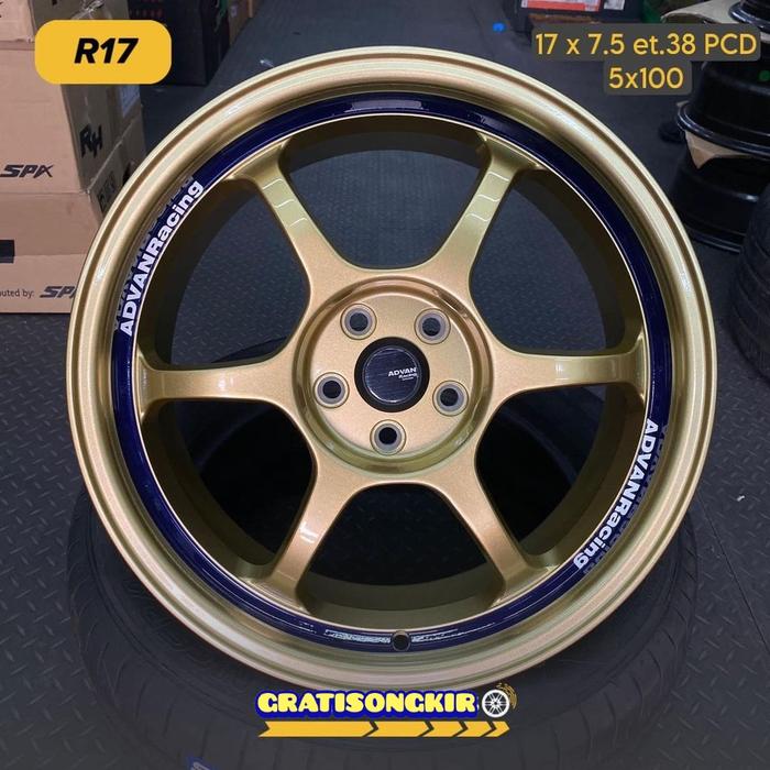 Jual velg racing r17 ADVAN RG1 PCD 5X100 RING 17 veloz xenia Altis ...