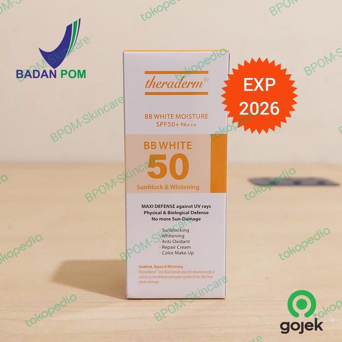 Jual Theraderm Bb White Moisture Spf50 Whitening Sunblock Cream From ...