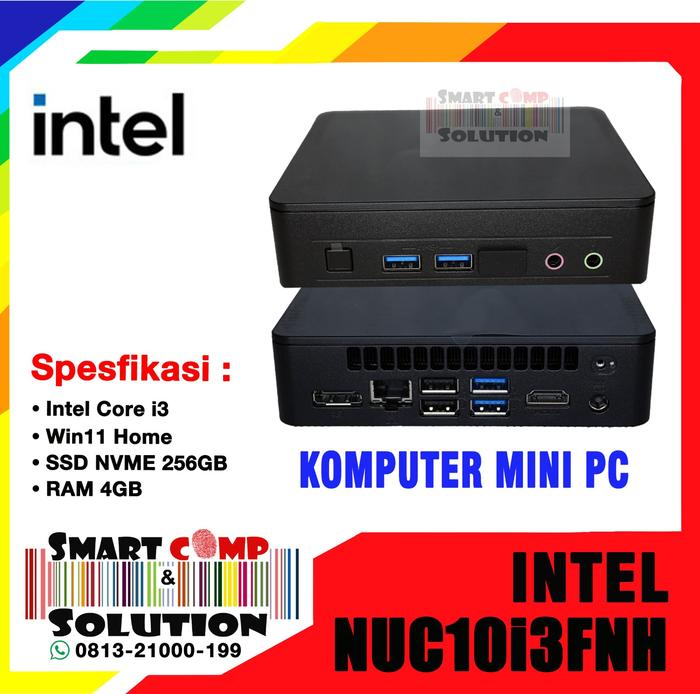 Jual Bundle Mini PC Kit Intel NUC NUC10i3FNH i3-1011U RAM 4GB SSD 256GB - Kota Bandung - Smart ...