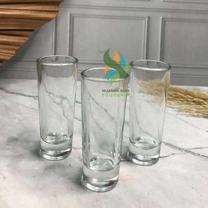 Jual Souvenir Gelas Minum Kaca Sloki Langsing Tinggi Bening Polos - Kab ...