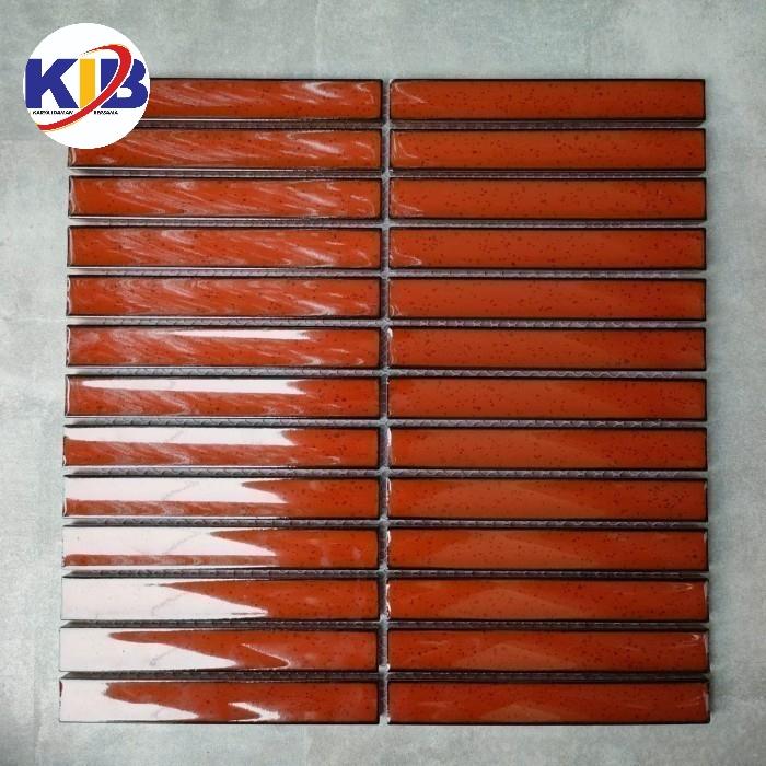 Jual Keramik Mosaic Backsplash Merk Singres Type Fuji Terracotta - Kota ...