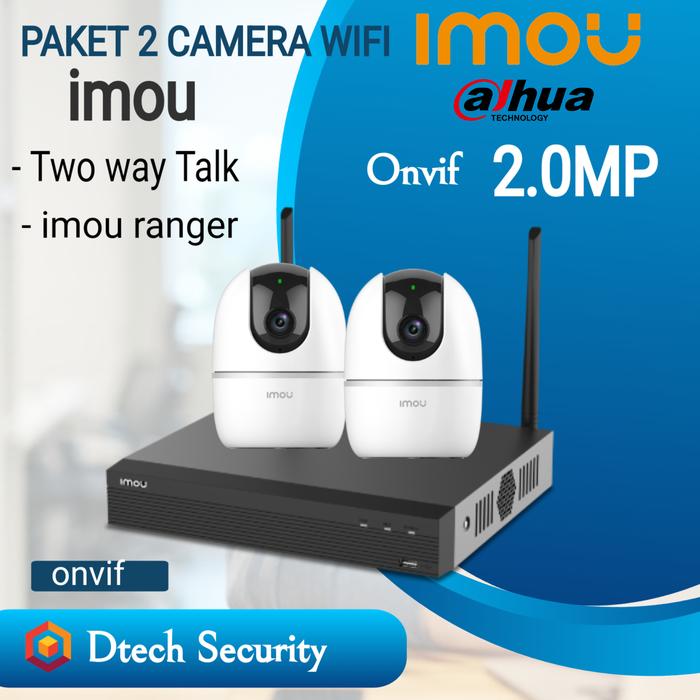 Jual PAKET 2 CCTV WIFI IMOU RANGER 2+ NVR IMOU 8CH WIRELES GARANSI ...