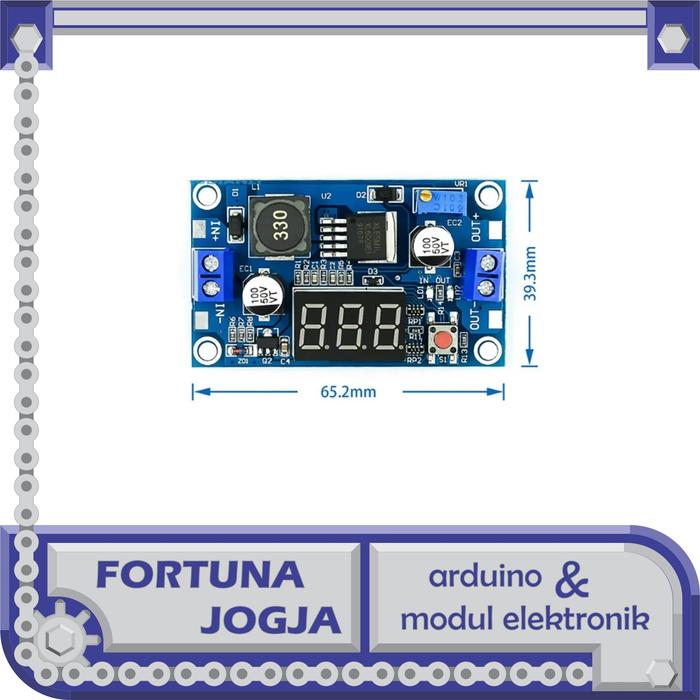 Jual Modul XL6009 Voltmeter Adjustable DC-DC Step Up Boost Converter ...