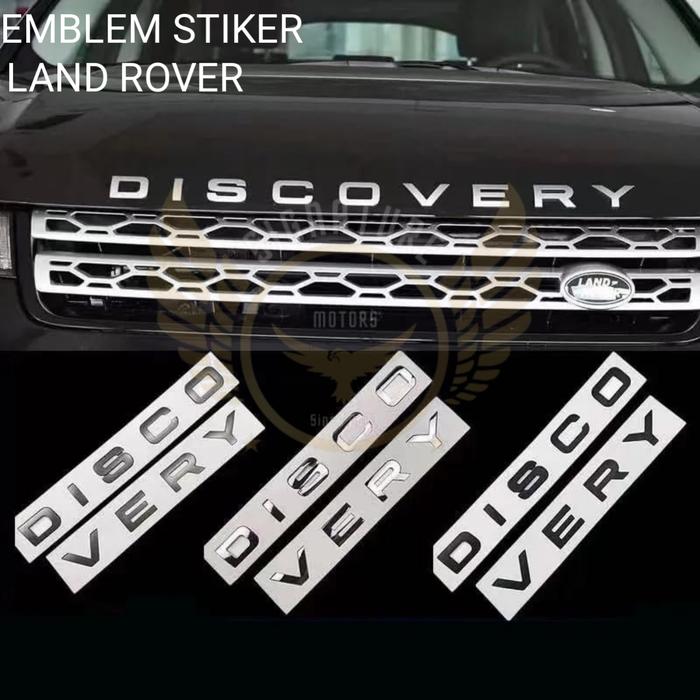 Jual Emblem Stiker Discovery For Car Land Rover Discovery - Jakarta ...