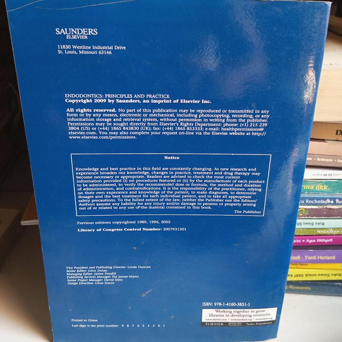 Jual Buku - Craig's - Endodontics Principles And Practice 4th Edition Di Seller Noelle ...