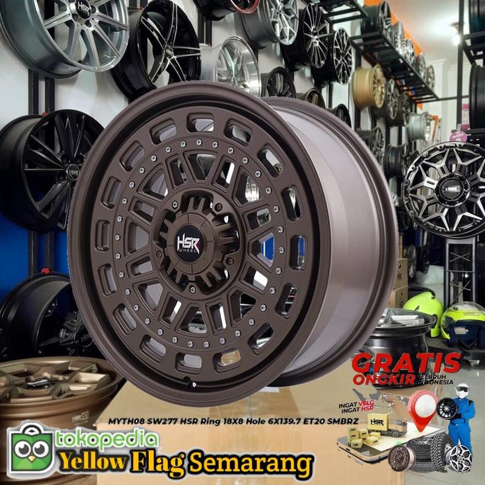 Jual Velg Mobil Triton Hilux Ranger MUX HSR MYTH 08 Ring 18 Pcd 6x139 ...