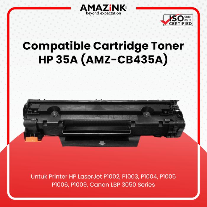 Promo Toner Cartridge Compatible CB435A 35A-Printer LaserJet HP P1005 ...
