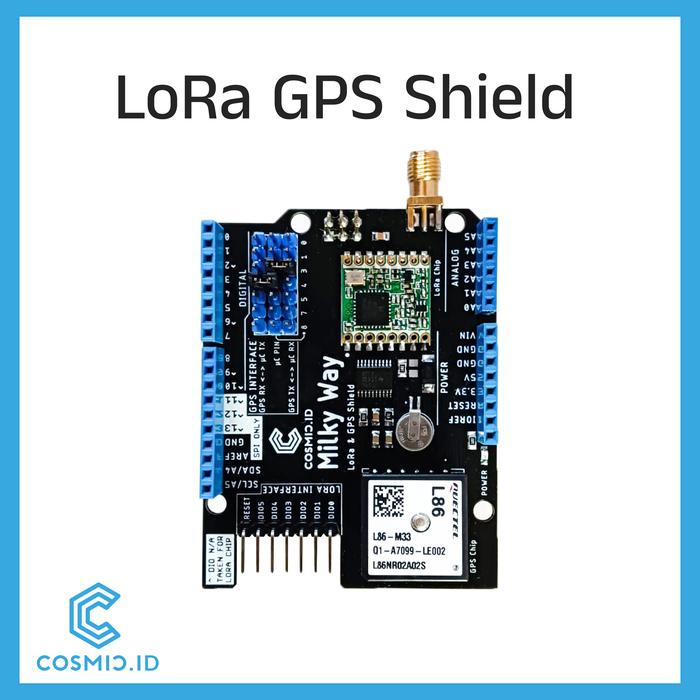 Jual LoRa LoRaWAN GPS Shield - Milky Way - Kab. Bandung Barat - cosmic.id | Tokopedia