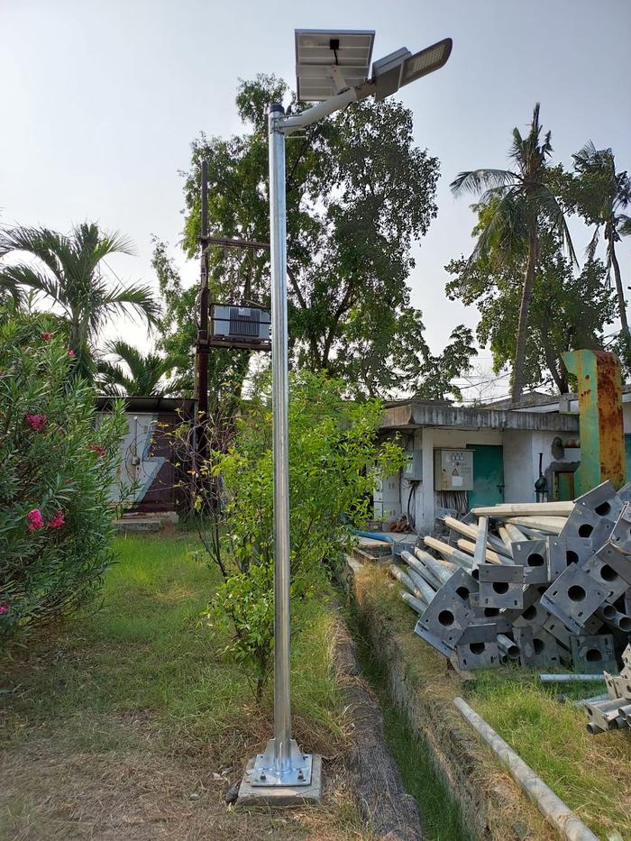 Jual Paket Lampu Jalan PJU Solar Cell CMOS 3in1 + Tiang Lampu 3 Mtr ...