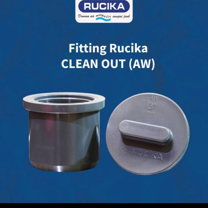 Jual Clean Out PVC 4" inch AW RUCIKA / C.O. PVC RUCIKA 4" / tutup ...