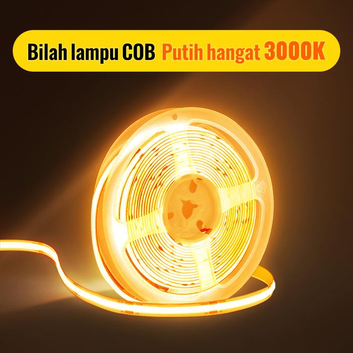 Jual Lampu FCOB Led Strip Dekorasi Ruangan Daya 24 Volt Tahan Air ...