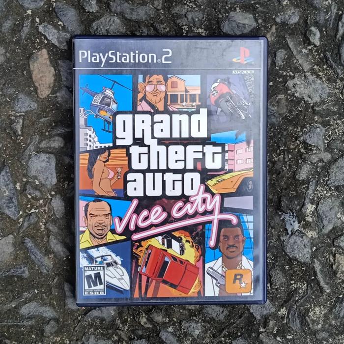 Jual KASET BD DVD CD PS2 PS 2 PLAYSTATION 2 ORI ORIGINAL GTA VICE CITY ...