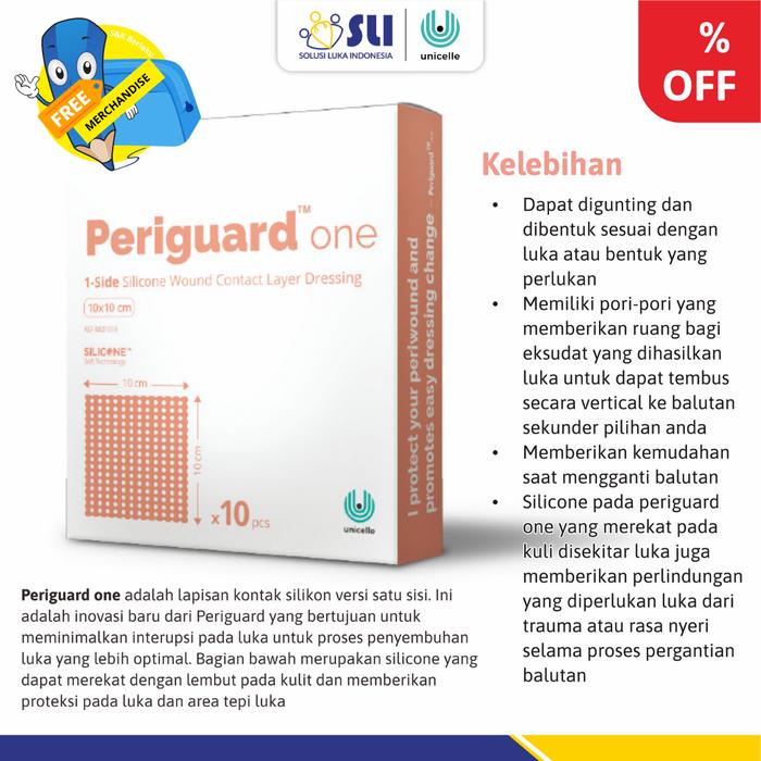 Jual PERIGUARD ONE 10CM X 10CM - SILICONE CONTACT ONE LAYER - Kota ...
