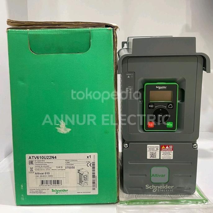 Jual Atv610U22N4 Schneider Inverter Altivar 610 2.2Kw 3Phase 380-460V ...