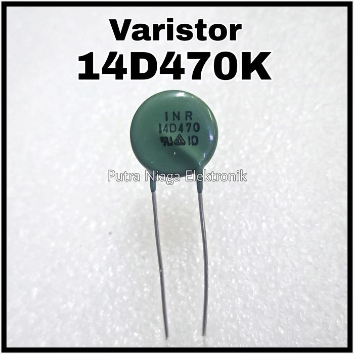 Jual TNR 14D470K MOV Metal Oxide Varistor INR ZNR 30V AC / 47V DC ...