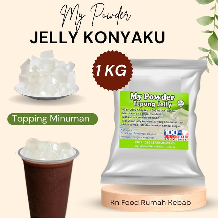 Jual Tepung Jelly Konyaku 1 kg - bubuk Jelly Powder-Jelly Konyaku Powder - Jakarta Timur - rumah ...