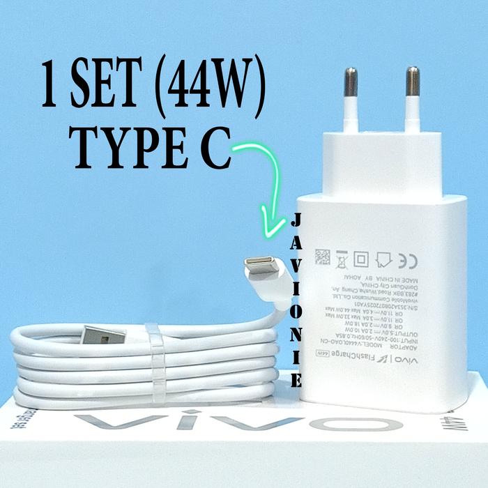 Jual Charger Casan Cas VIVO Y27 Y35 Y36 5G 44W Original Flash Charge ...