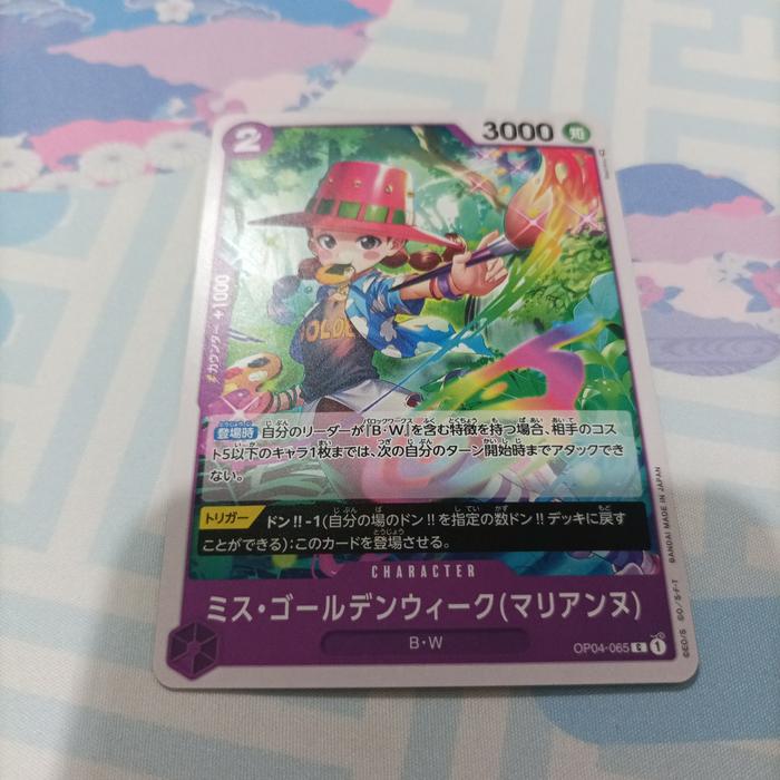 Jual One piece Card game OP04-065 miss. goldenweek (marianne) - Kota ...