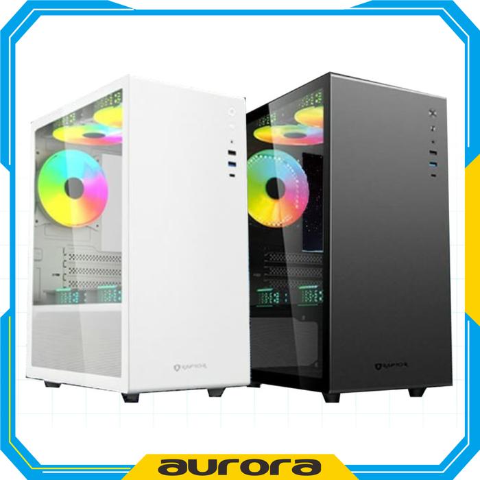 Jual Raptor Dynamic With USB Type-C 3Fan RGB Black White Casing Gaming ...