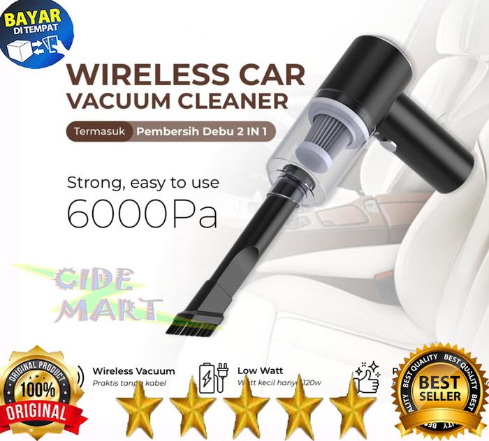 Jual Vacuum Cleaner Portable Tanpa Kabel Penyedot Debu Mobil Vakum ...