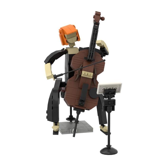 Jual Lm001 Moc Music Performance Brian May Custom Built Guitar Red ...