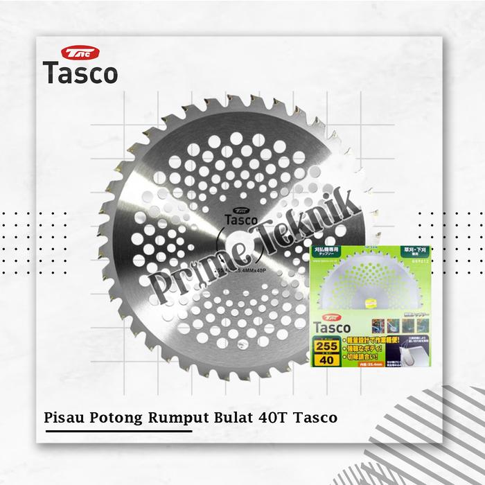 Jual Mata Pisau Mesin Potong Rumput Bulat 40T TASCO 255x25.4mmx40T 328 ...